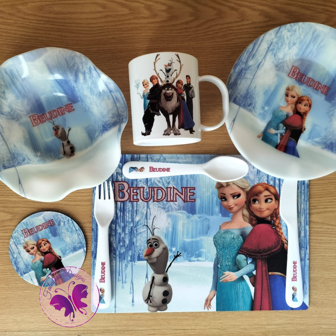 Kiddies lunch set - Frozen 1 – Fabulous Designs